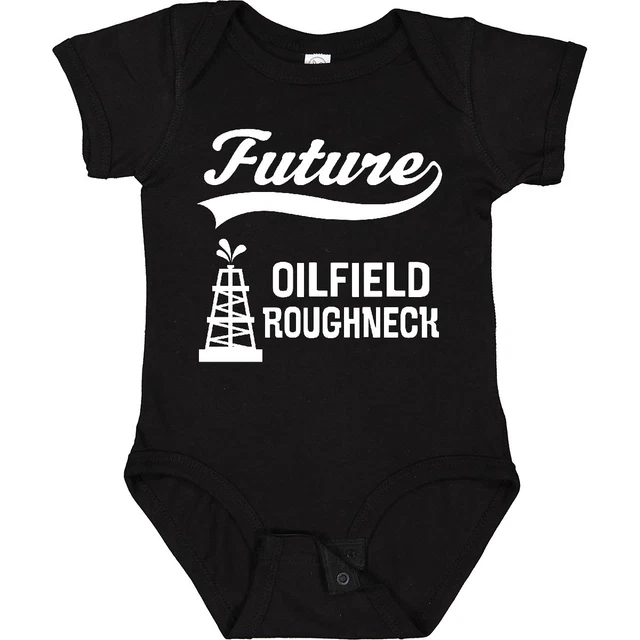Baby Bodysuit BELLA CANVAS Future Oilfield Roughneck Baby Bodysuit Oil ...