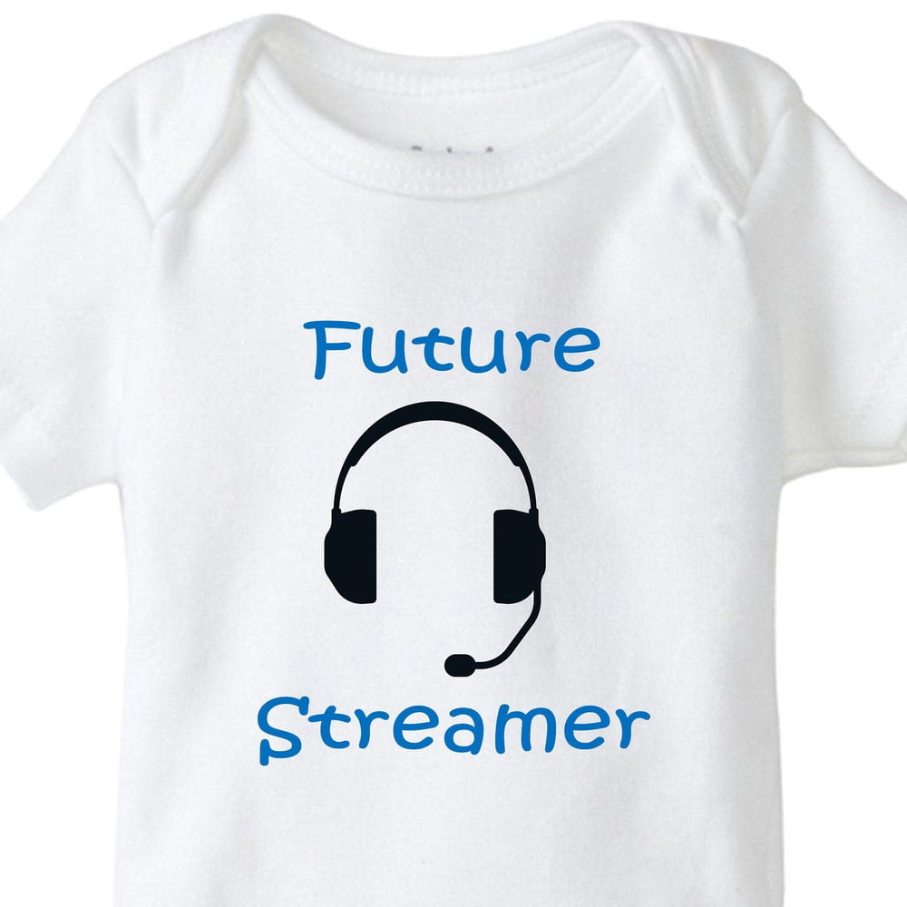 Baby Bodysuit BELLA CANVAS Future Streamer Funny Baby Onesie /Baby ...