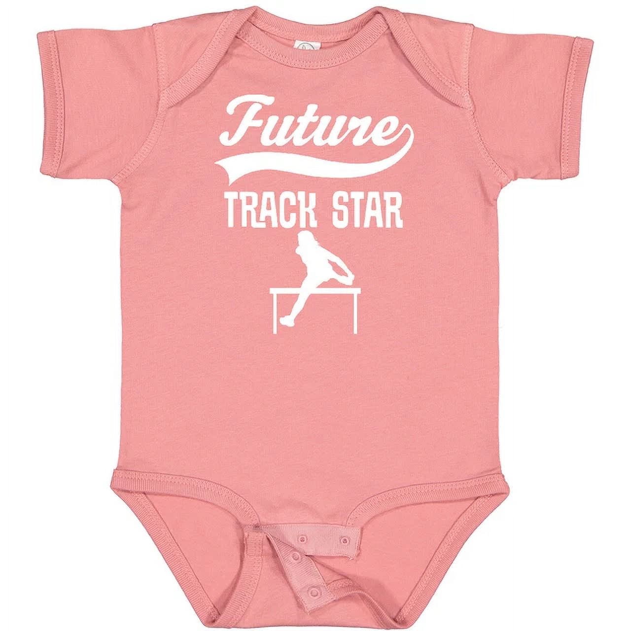 Baby Bodysuit BELLA CANVAS Future Track Star Girls Sports Baby Bodysuit ...