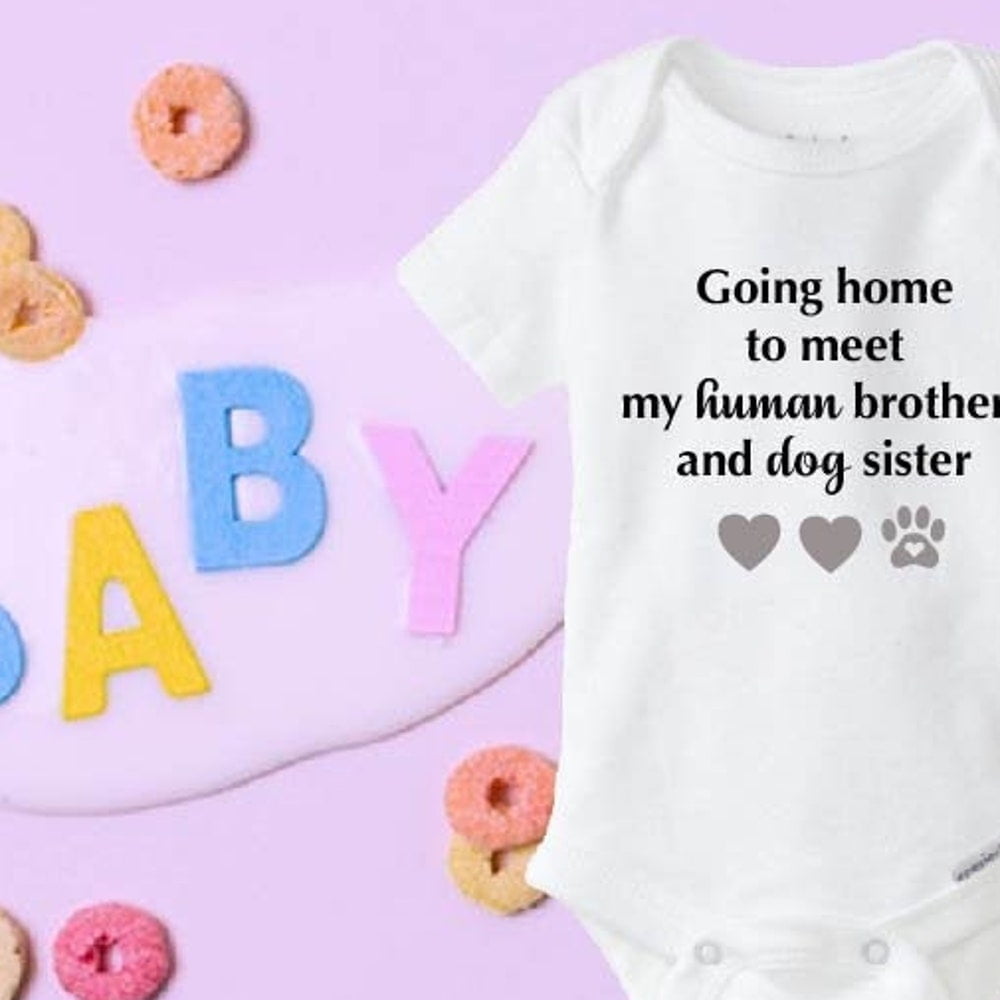 Baby Bodysuit BELLA CANVAS Going Home Baby Onesie, Going Home To Meet ...