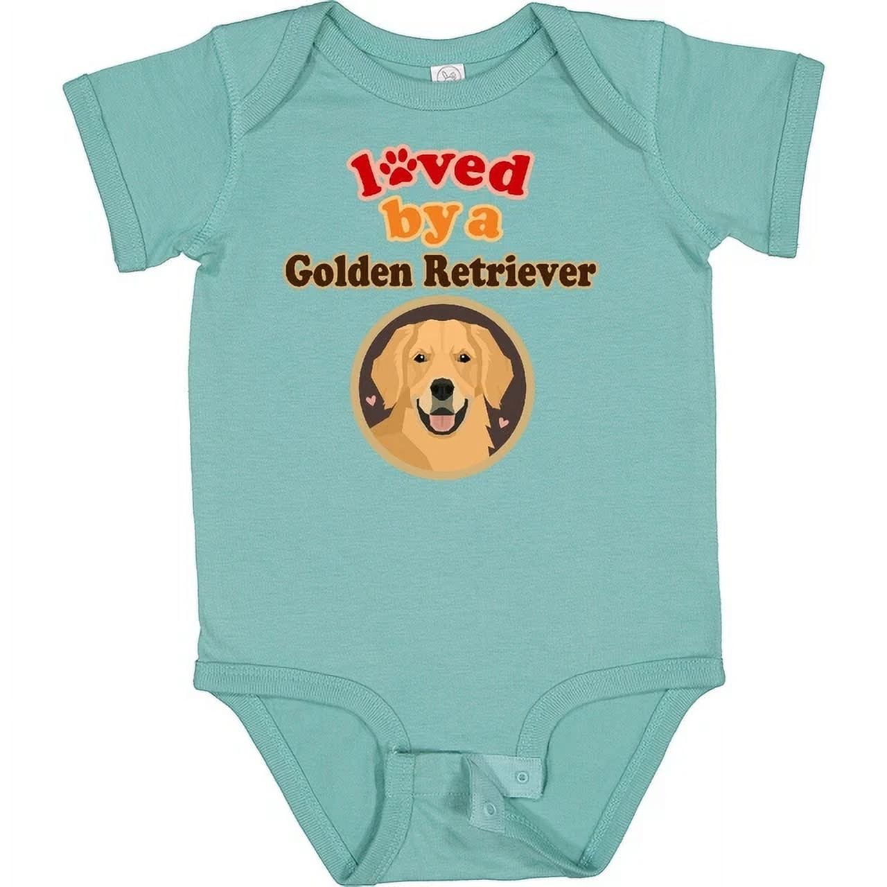 Baby Bodysuit BELLA CANVAS Golden Retriever Dog Lover Baby Bodysuit Pets Puppy Breed Animal Hws ...