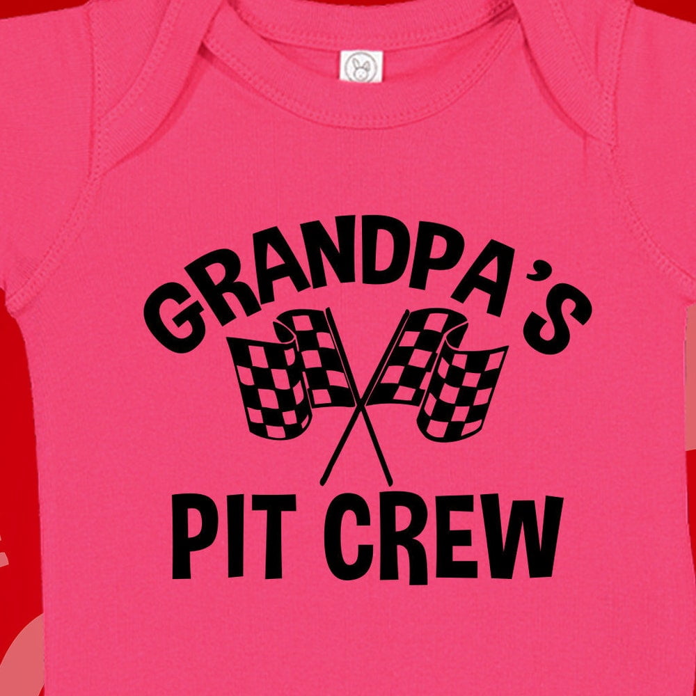 Baby Bodysuit BELLA CANVAS Grandpa'S Pit Crew Baby Bodysuit, Drag ...