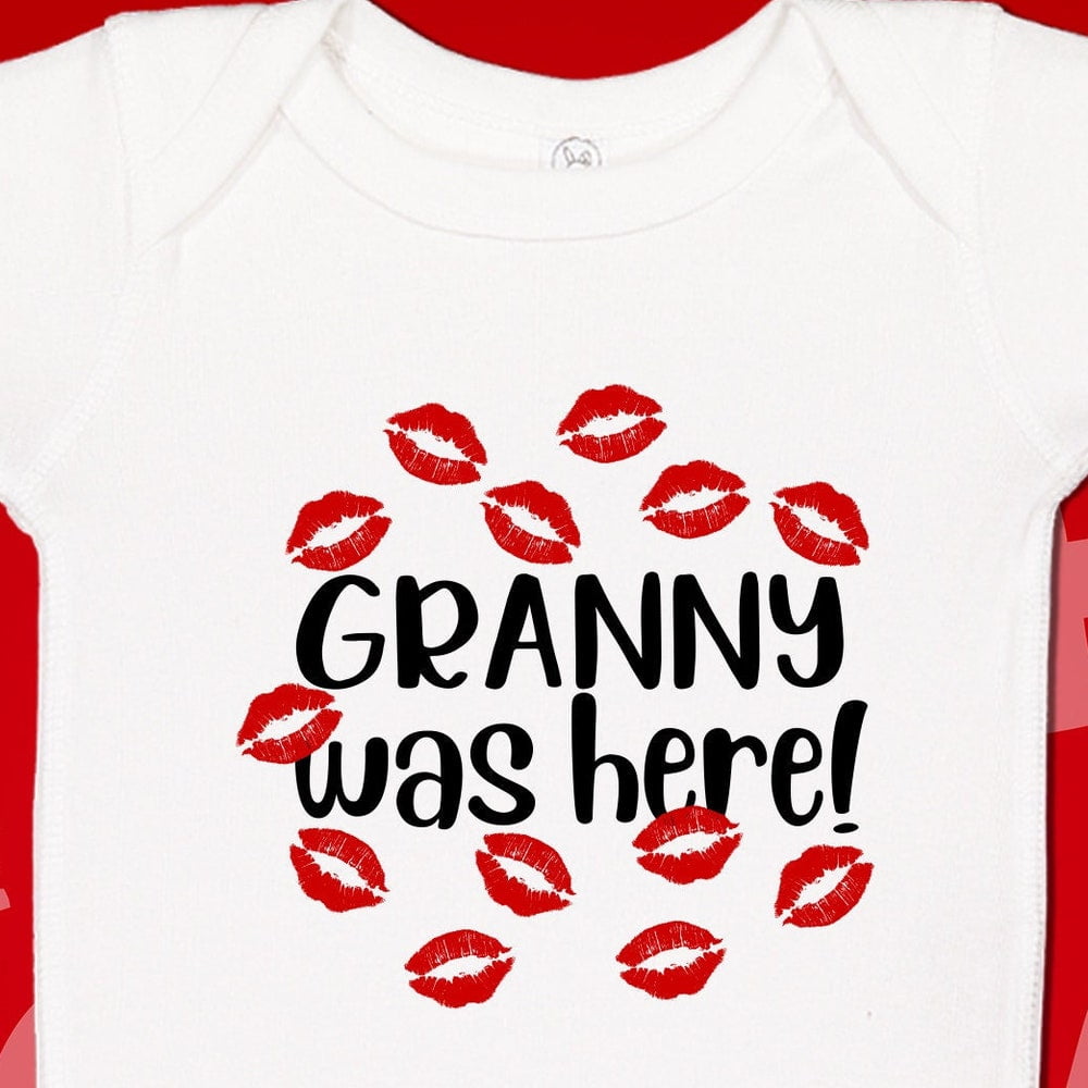Baby Bodysuit BELLA CANVAS Granny Was Here Baby Bodysuit Or Kids Shirt, Granny Shirt, Granny ...