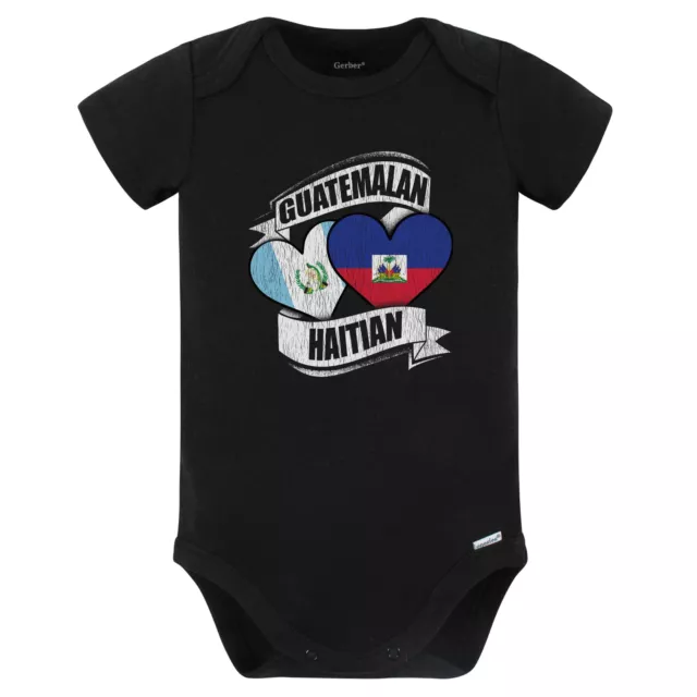 Baby Bodysuit BELLA CANVAS Guatemalan Haitian Hearts Guatemala Haiti ...