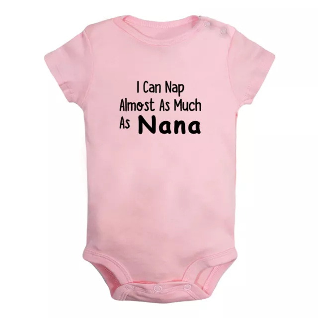 Baby Bodysuit BELLA CANVAS I Can Nap Almost As Much As Nana Funny ...