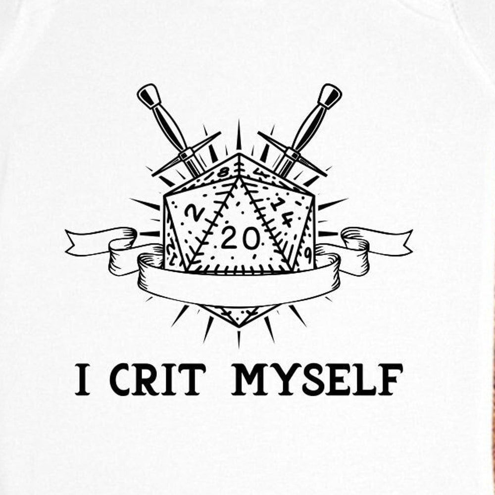 Baby Bodysuit BELLA CANVAS I Crit Myself, I Just Crit Myself, Crit ...