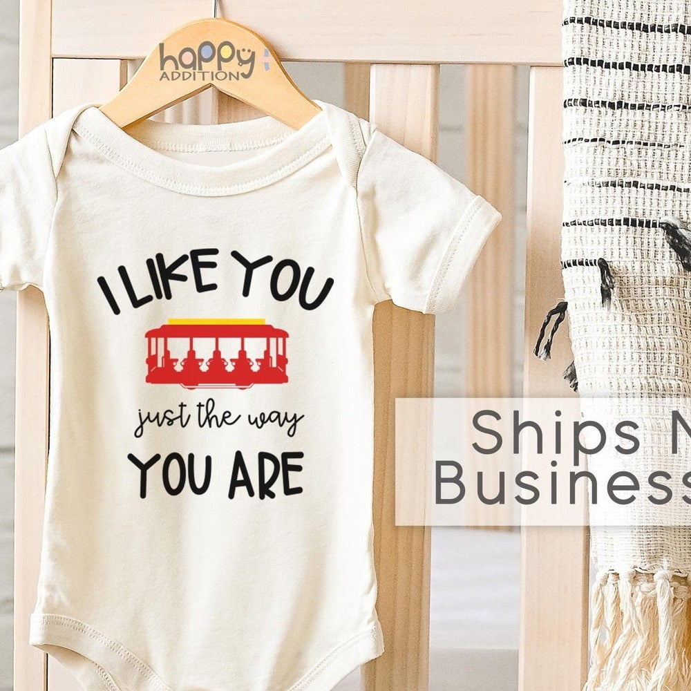 Baby Bodysuit BELLA CANVAS I Like You Just The Way You Are Baby Onesie, Cute Baby Bodysuit ...