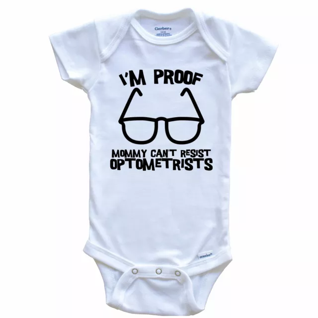 Baby Bodysuit BELLA CANVAS I M Proof Mommy Can'T Resist Optometrists ...