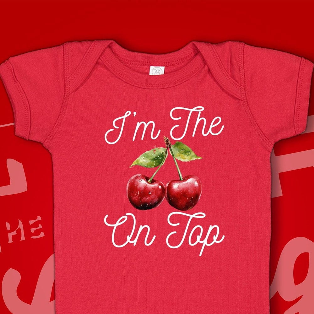 Baby Bodysuit BELLA CANVAS I'M The Cherry On Top Baby Bodysuit, Cute ...