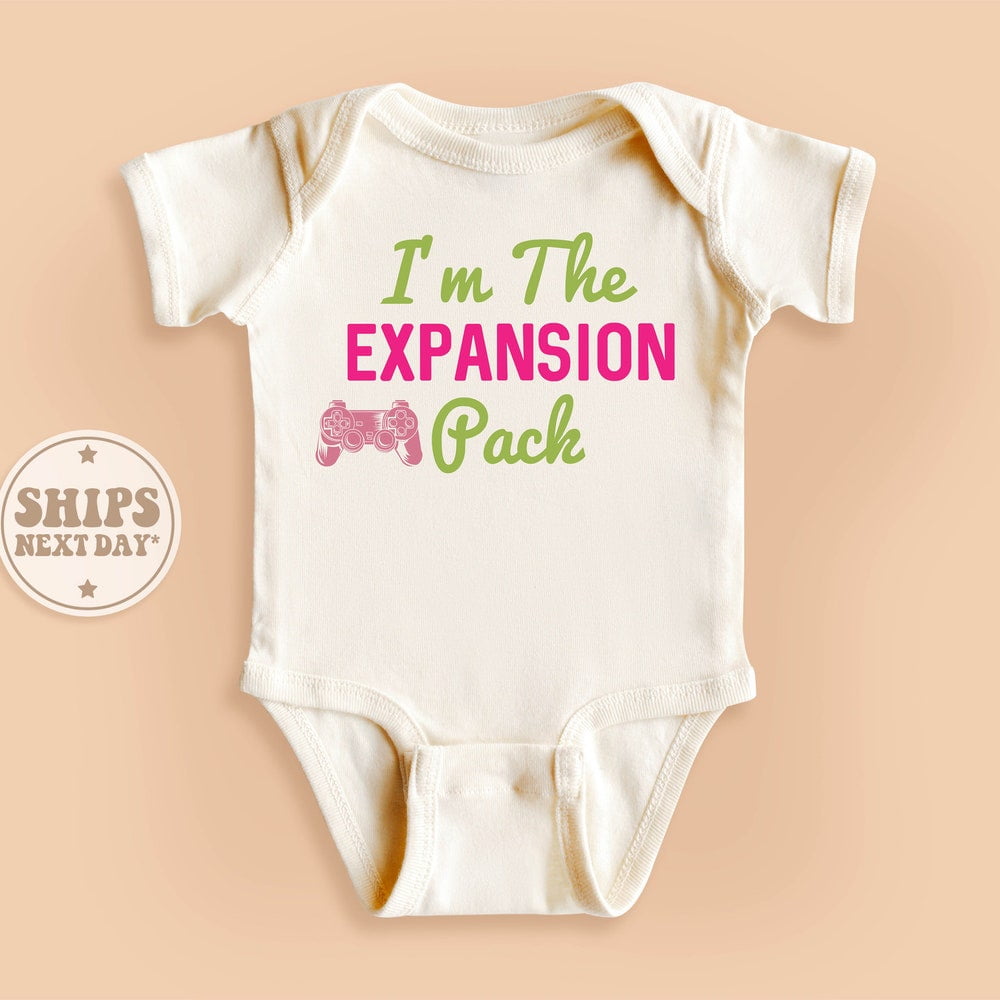 Baby Bodysuit BELLA CANVAS I'M The Expansion Pack Onesie, Video Game ...
