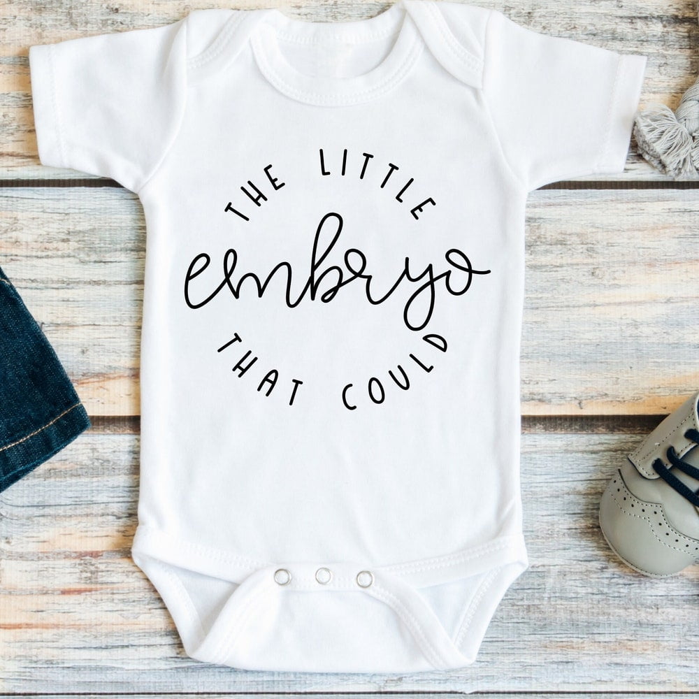 Baby Bodysuit BELLA CANVAS Ivf Baby, The Little Embryo That Could ...