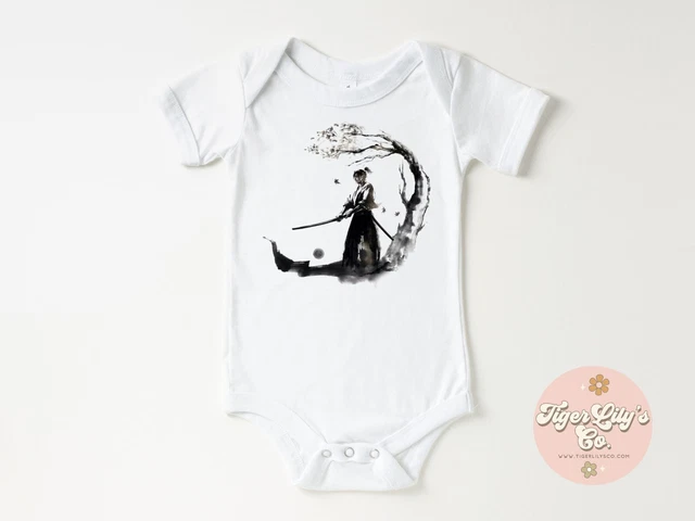 Baby Bodysuit BELLA CANVAS Japanese Warrior Baby Bodysuit-Samurai ...