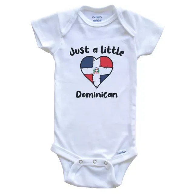 Baby Bodysuit BELLA CANVAS Just A Little Dominican Cute Dominican ...