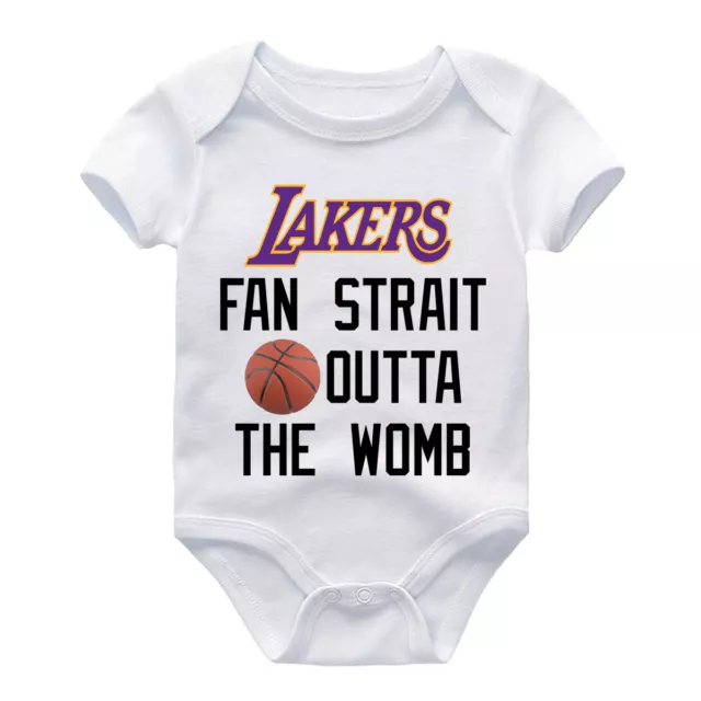 Baby Bodysuit BELLA CANVAS Lakers Infant Baby Shirt - Lakers Fan Strait ...