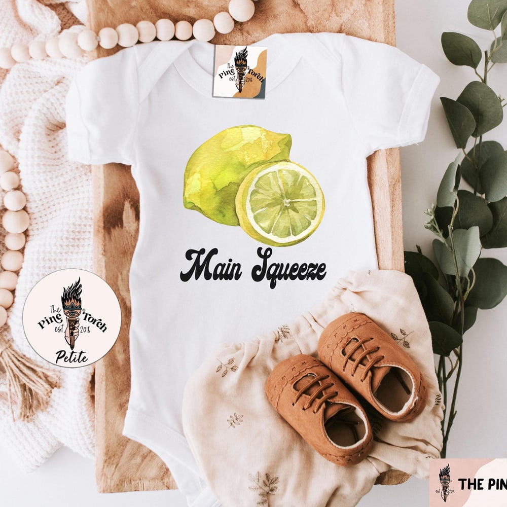 Baby Bodysuit BELLA CANVAS Lemon Bodysuit, Main Squeeze Citrus Baby ...