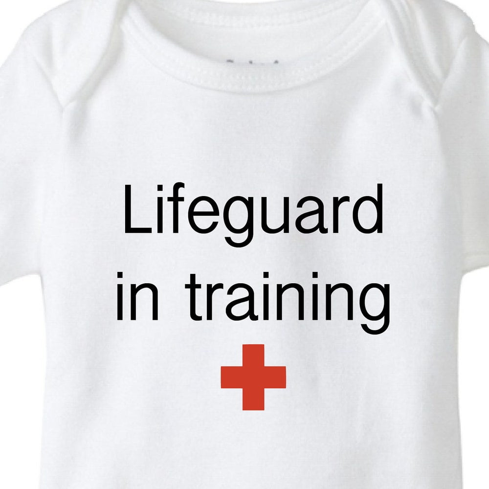 Baby Bodysuit BELLA CANVAS Lifeguard In Training, Lifeguard Onesie ...