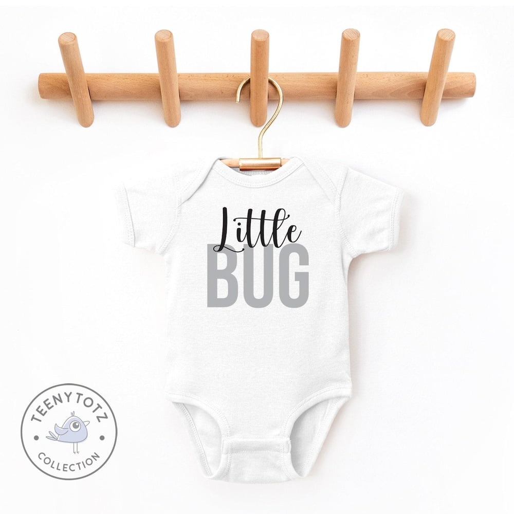 Baby Bodysuit BELLA CANVAS Little Bug Baby Bodysuit, Cute Baby Romper ...