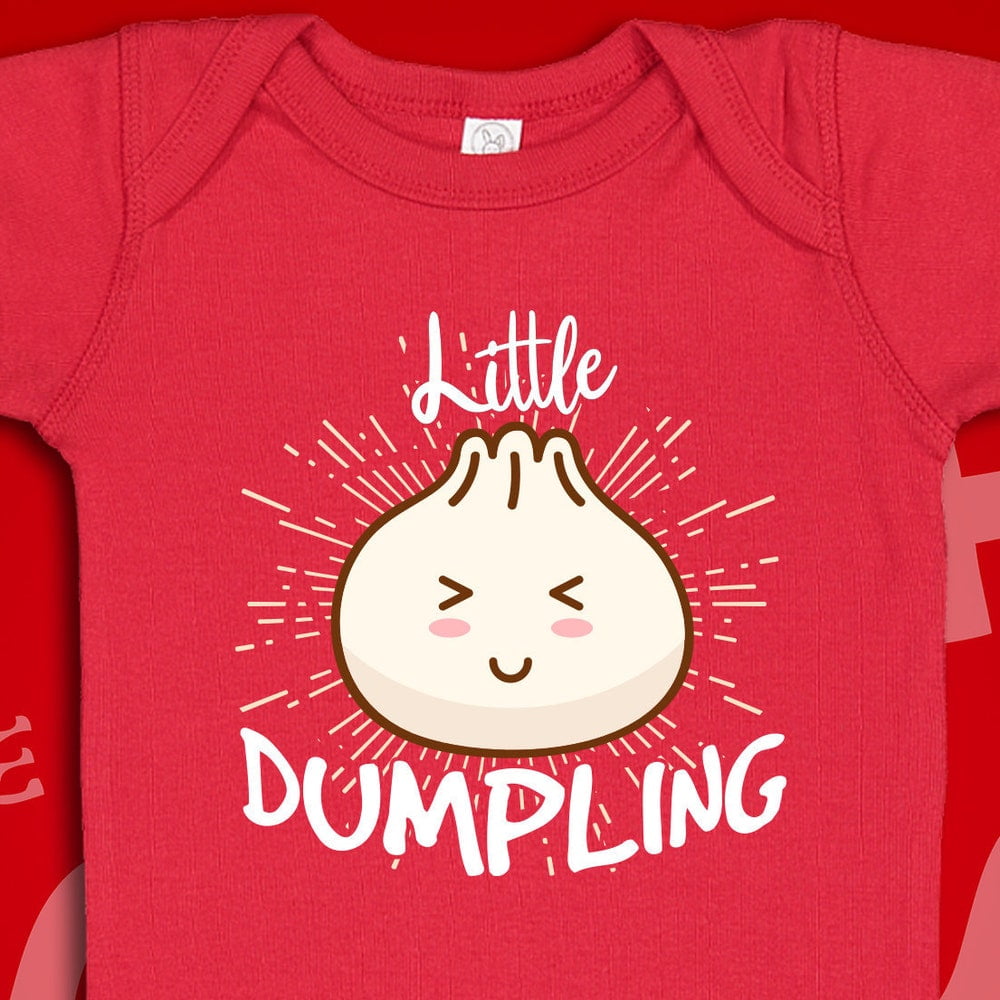 Baby Bodysuit BELLA CANVAS Little Dumpling Baby Bodysuit, Cute Asian ...