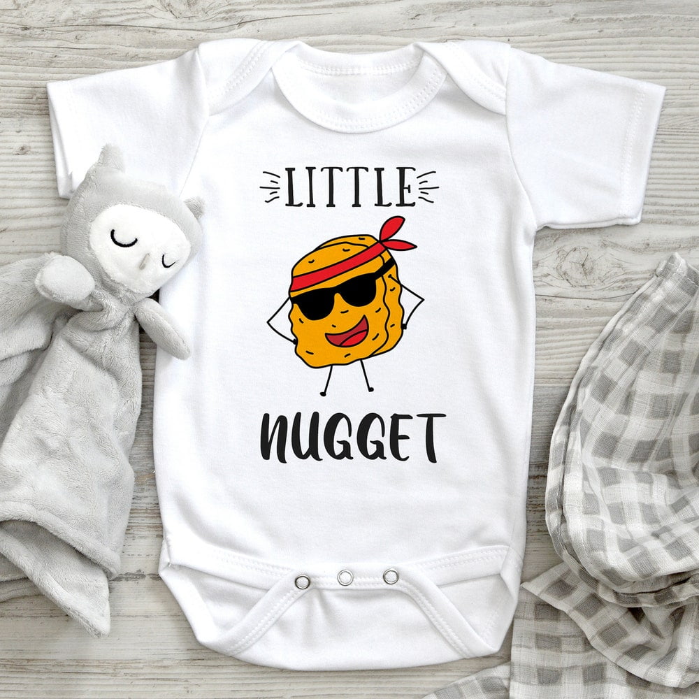 Baby Bodysuit BELLA CANVAS Little Nugget Onesie - Cute Little Nugget ...