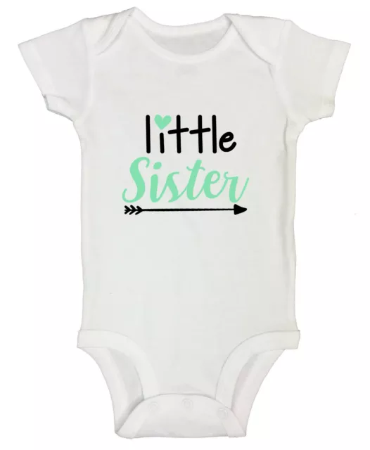 Baby Bodysuit BELLA CANVAS Little Sister Baby Tshirt Infant Girls Bodysuit Family Gift - Baby ...