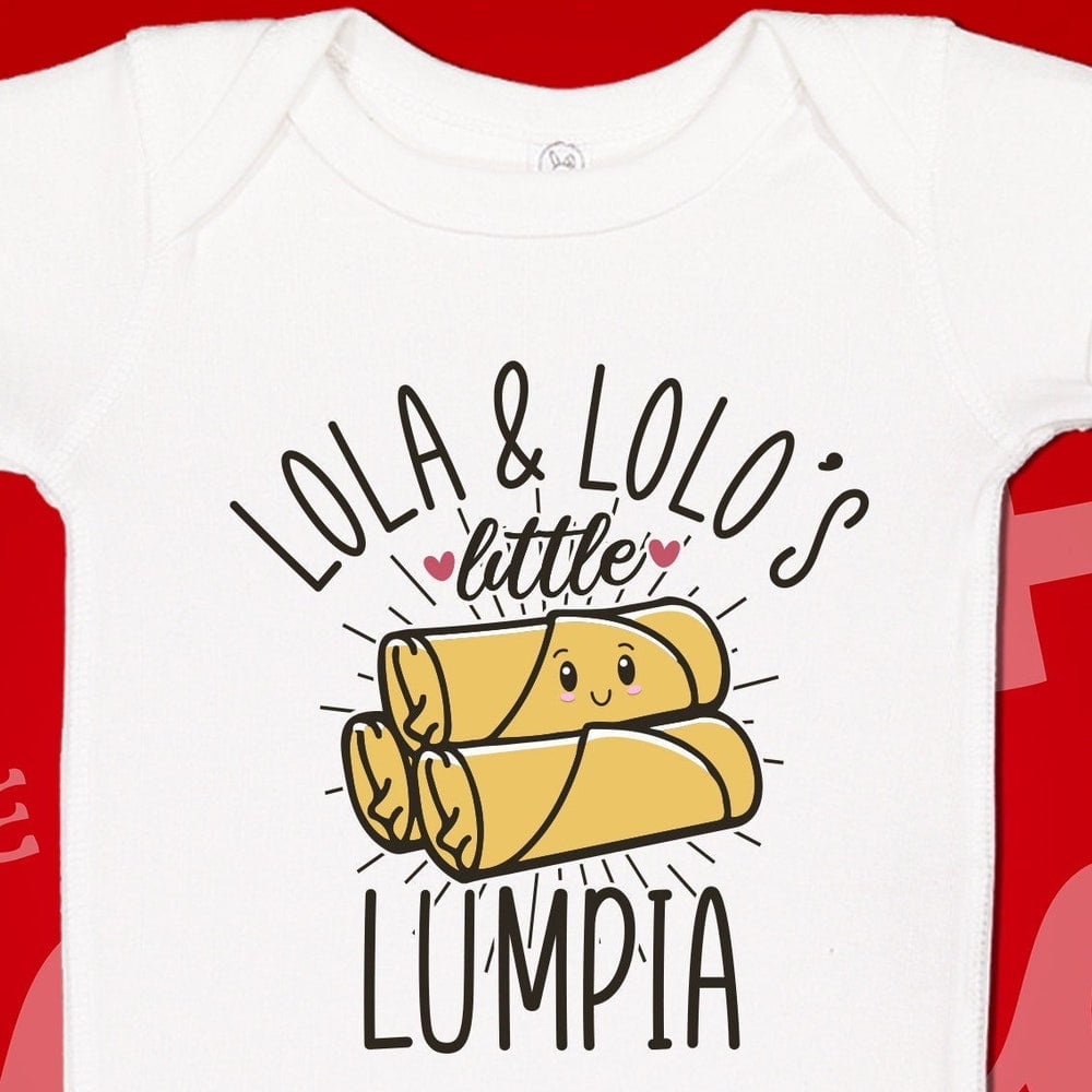 Baby Bodysuit BELLA CANVAS Lola And Lolo'S Little Lumpia Baby Bodysuit ...