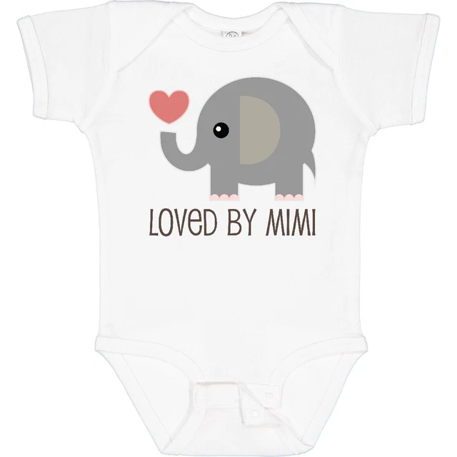Baby Bodysuit BELLA CANVAS Loved By My Mimi Grandchild Baby Bodysuit From Cute Kids Childs Idea ...