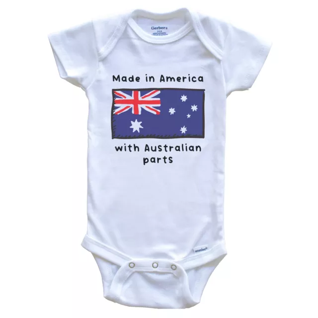 Baby Bodysuit BELLA CANVAS Made In America With Australian Parts ...