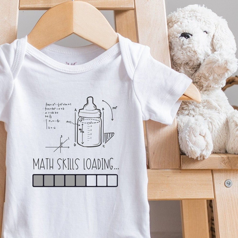 Baby Bodysuit BELLA CANVAS Math Skills Loading, Funny Baby S, Periodic ...