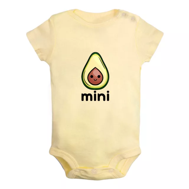 Baby Bodysuit BELLA CANVAS Mini Avocado Funny Rompers Newborn Baby ...