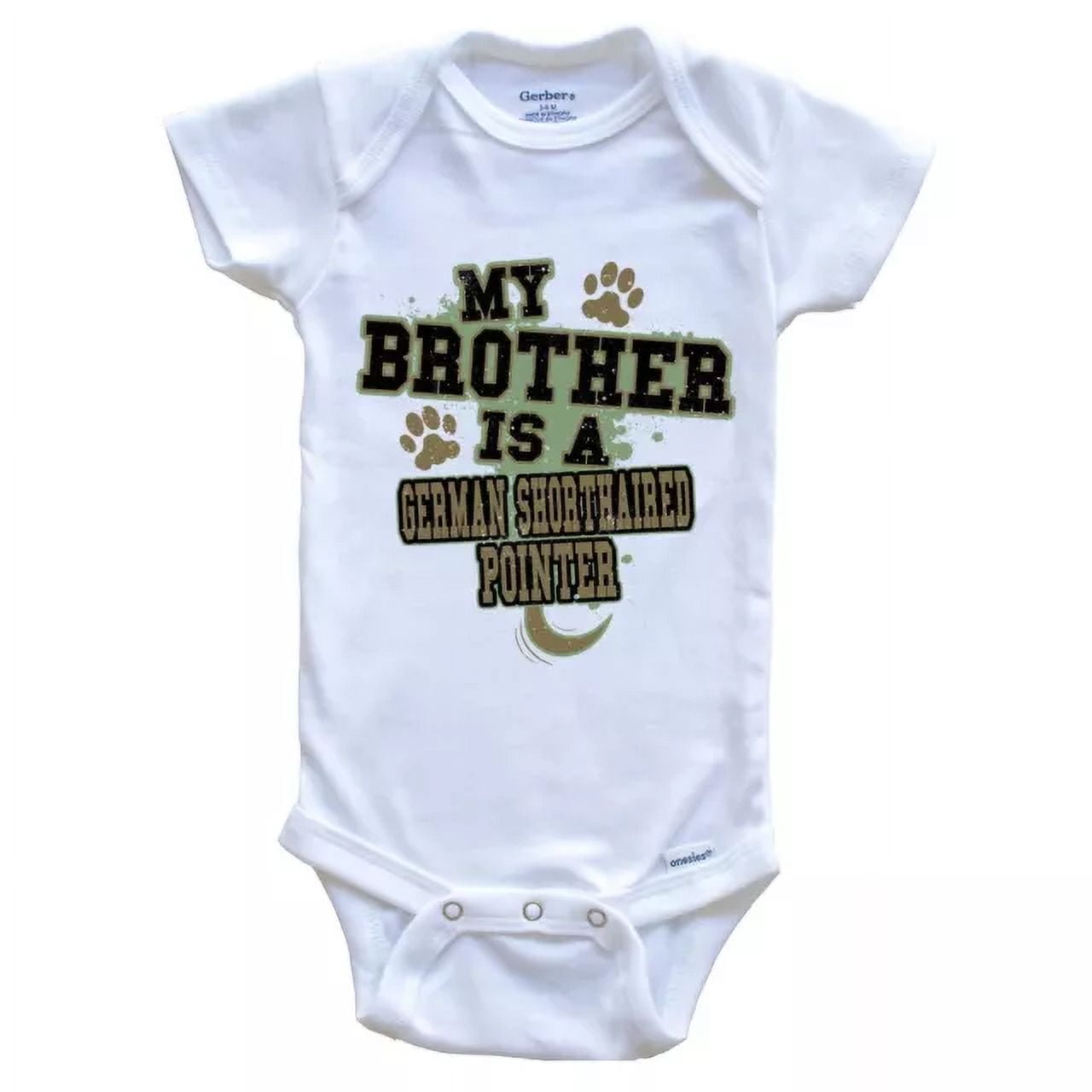 Baby Bodysuit BELLA CANVAS My Brother Is A German Shorthaired Pointer ...