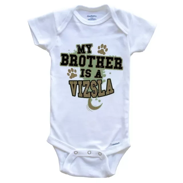 Baby Bodysuit BELLA CANVAS My Brother Is A Vizsla Funny Dog One Piece Baby Bodysuit - Walmart.com