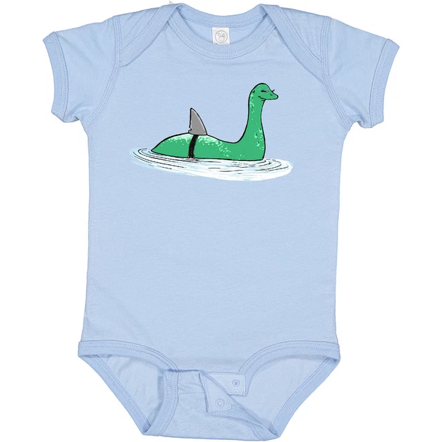 Baby Bodysuit BELLA CANVAS Nessie Shark Baby Bodysuit Sharks Loch Ness ...