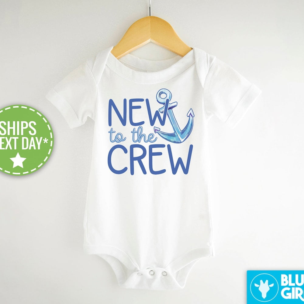 Baby Bodysuit BELLA CANVAS New To The Crew Onesie, Newest Addition To The Crew Bodysuit, Baby ...
