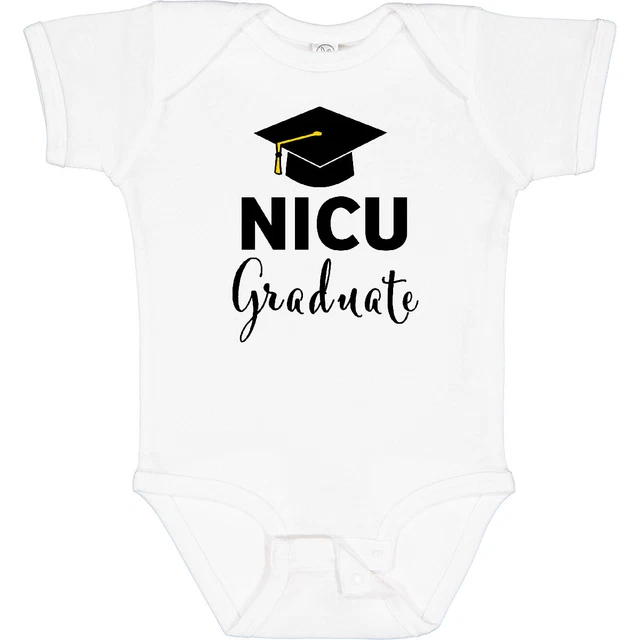 Baby Bodysuit BELLA CANVAS Nicu Graduate-Graduation Hat Baby Bodysuit ...