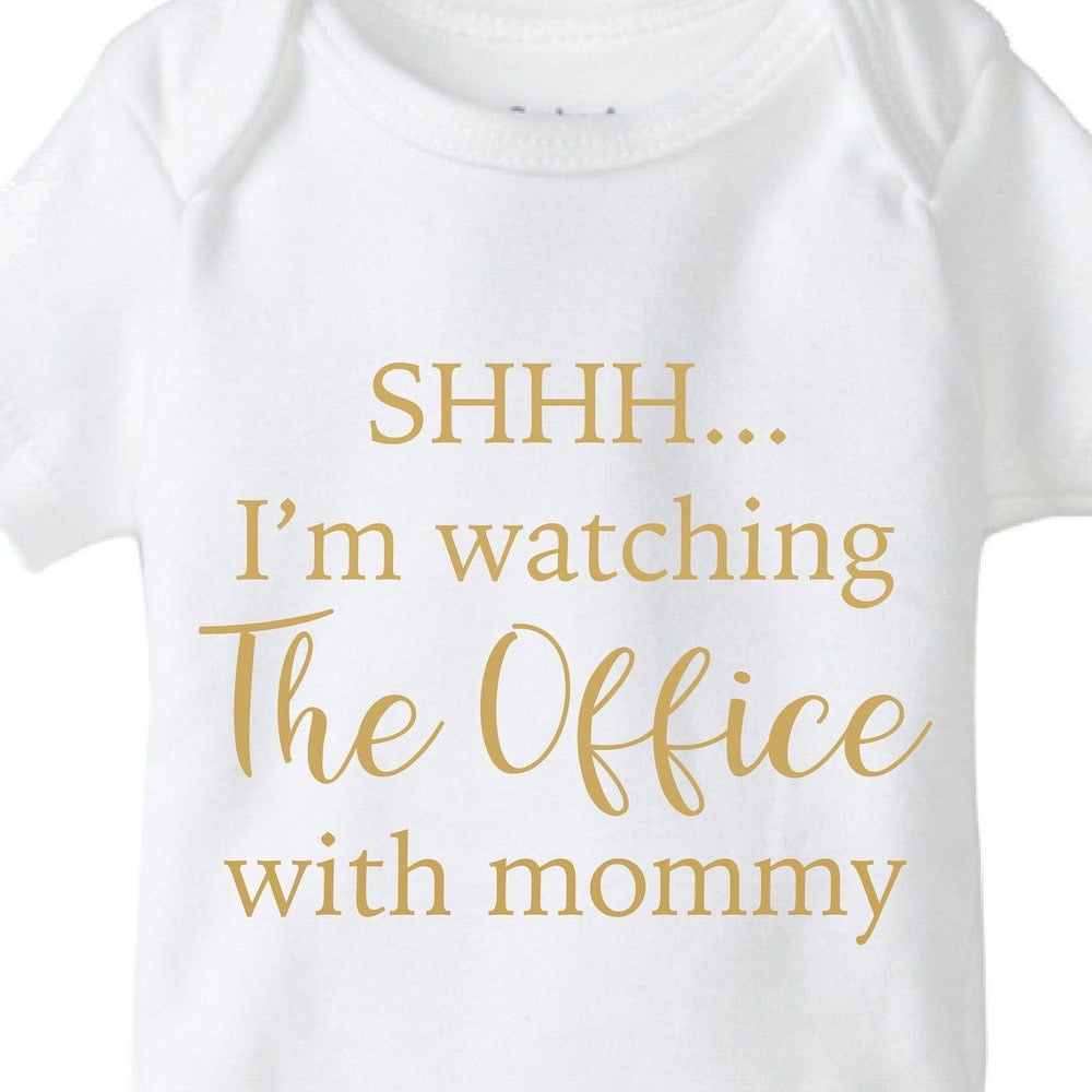 Baby Bodysuit BELLA CANVAS The Office Baby Onesie/Funny Baby Shirt /Shh ...