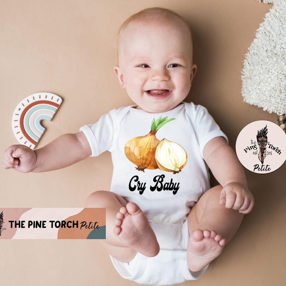 Baby Bodysuit BELLA CANVAS Onion Bodysuit, Little Cry Baby Clothes ...