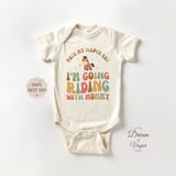 Baby Bodysuit BELLA CANVAS Pack My Diaper Bag I'M Going Riding With ...
