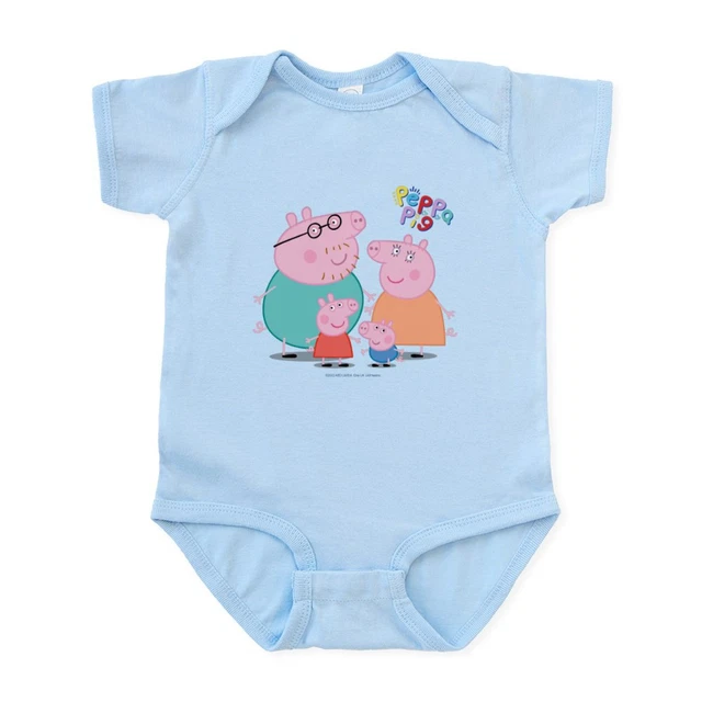 Baby Bodysuit BELLA CANVAS Peppa Pig Family Together Body Suit Baby ...