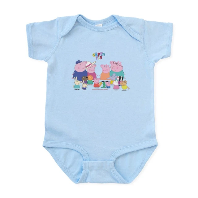 Baby Bodysuit BELLA CANVAS Peppa Pig Friends And Family Body Suit Baby ...