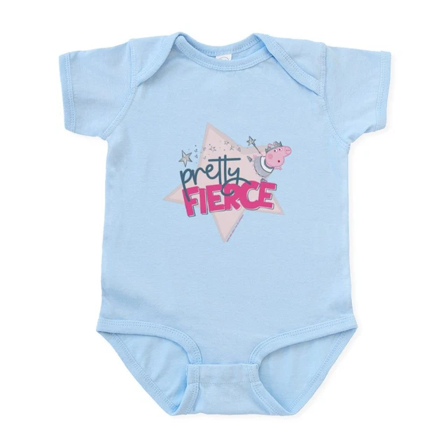Baby Bodysuit BELLA CANVAS Peppa Pig Pretty Fierce Body Suit Baby ...