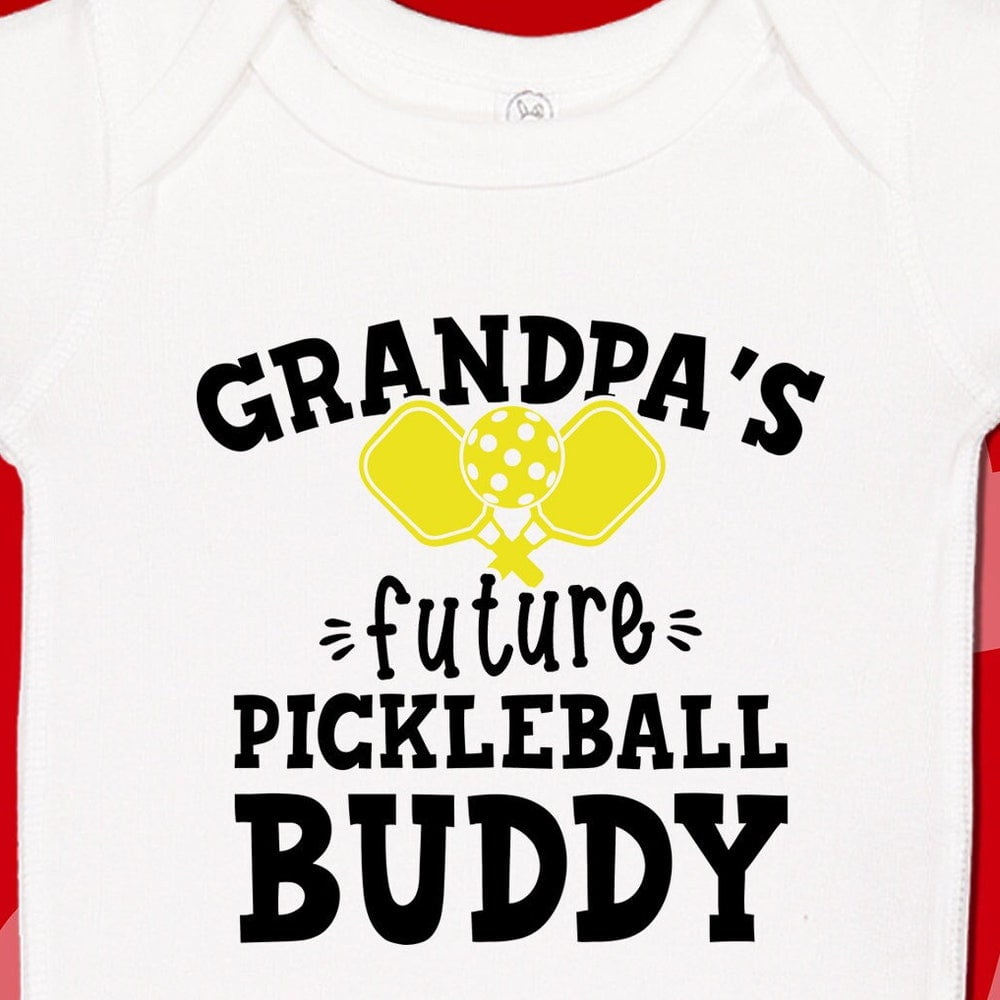 Baby Bodysuit BELLA CANVAS Pickleball Grandpa Baby Bodysuit, Grandpa ...