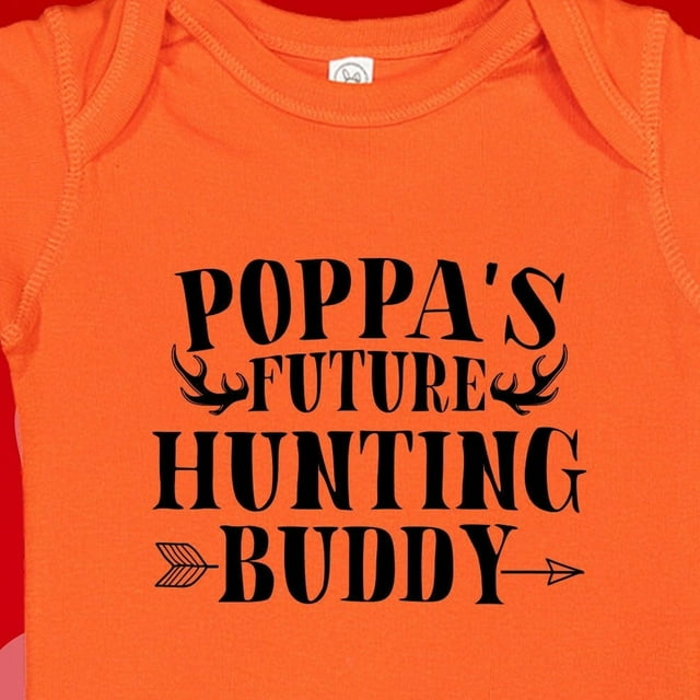 Baby Bodysuit BELLA CANVAS Poppa'S Future Hunting Buddy Baby Bodysuit ...