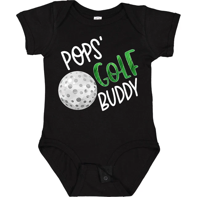 Baby Bodysuit BELLA CANVAS Pops' Golf Buddy With Golf Ball Baby ...
