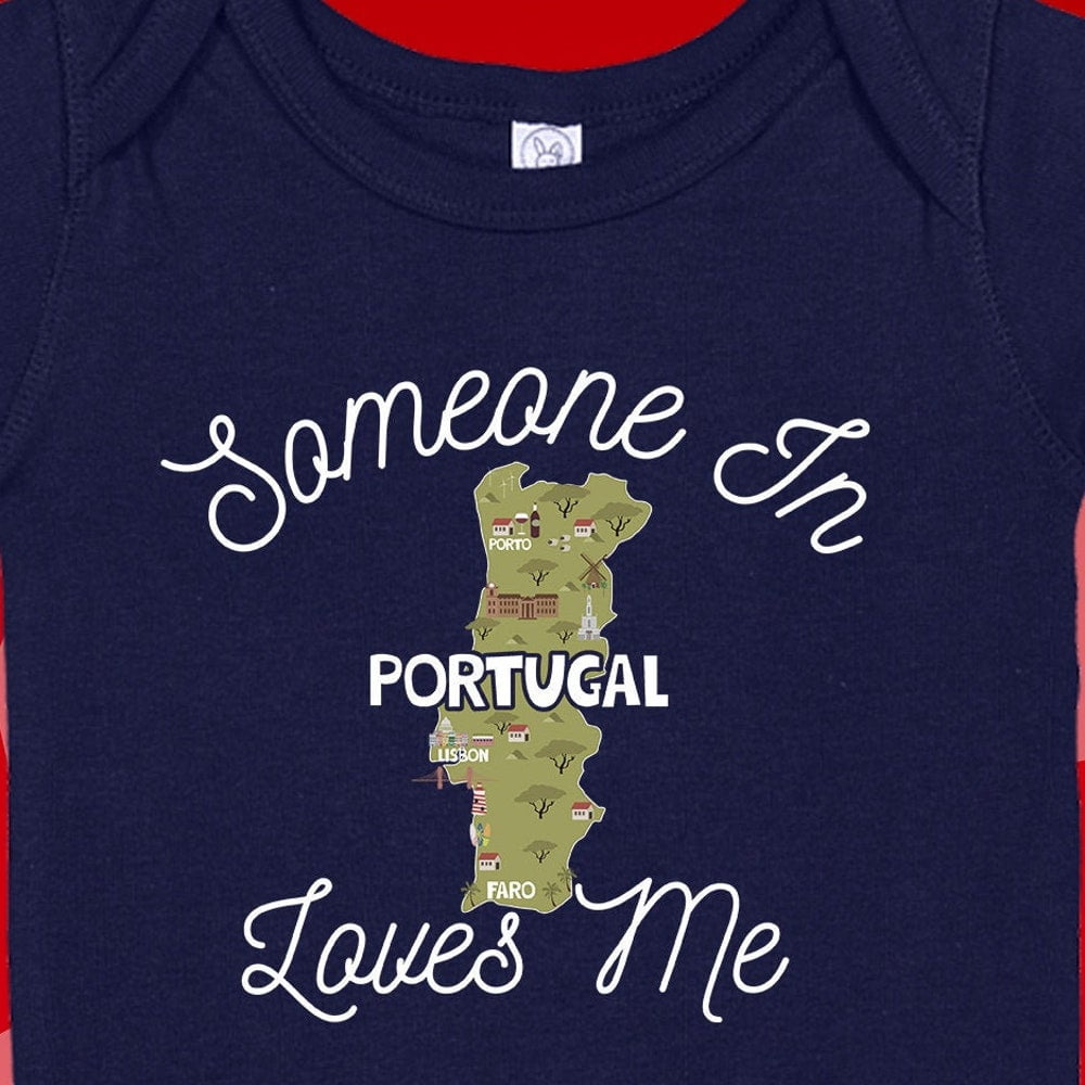 Baby Bodysuit BELLA CANVAS Portugal Baby Gift, Portuguese Baby Bodysuit ...