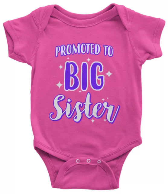 Baby Bodysuit BELLA CANVAS Promoted To Big Sister Infant Bodysuit ...