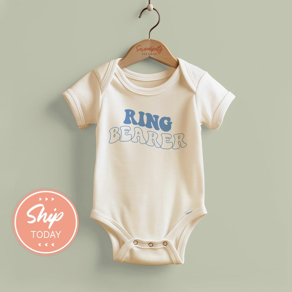 Baby Bodysuit BELLA CANVAS Ring Bearer Onesies, Wedding Souvenir ...