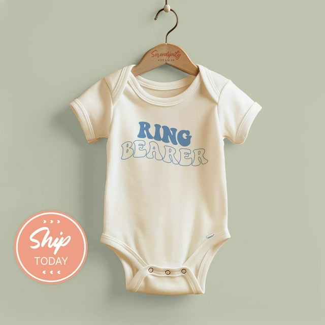 Baby Bodysuit BELLA CANVAS Ring Bearer Onesies, Wedding Souvenir ...