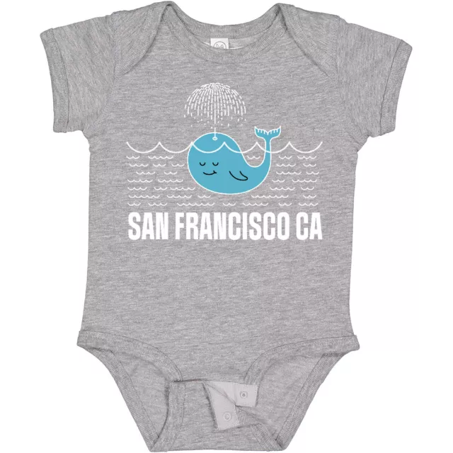 Baby Bodysuit BELLA CANVAS San Francisco California Whale Watching Baby ...