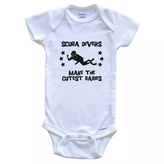 Baby Bodysuit BELLA CANVAS Scuba Divers Make The Cutest Babies Funny ...