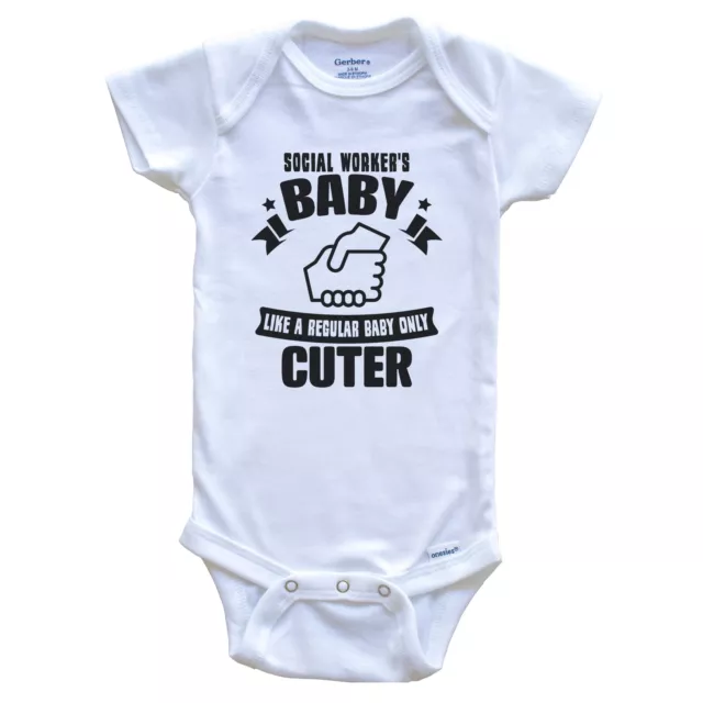 Baby Bodysuit BELLA CANVAS Social Worker'S Baby Like A Regular Baby ...